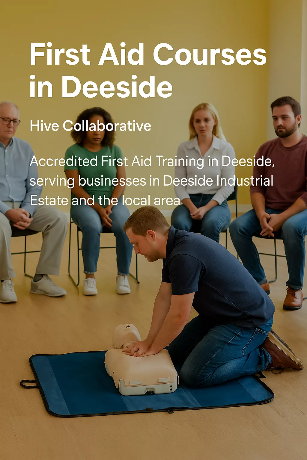 First Aid Courses Deeside | FAW & EFAW Training - The Hive Collaborative